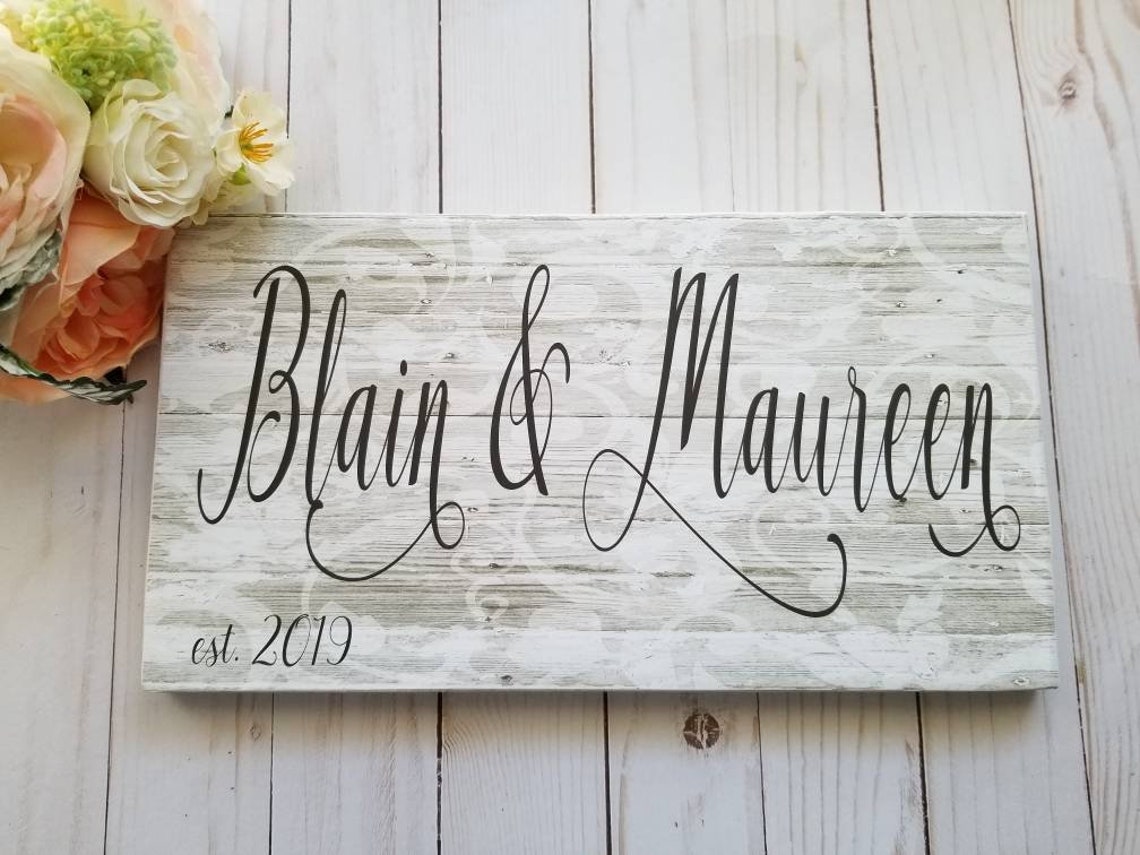 Wedding Signs Wood Personalized Wedding Signs Personalized - Etsy