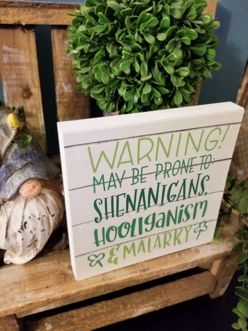 Farmhouse St Patrick's Day Sign Irish Blessing Wood Sign - Etsy