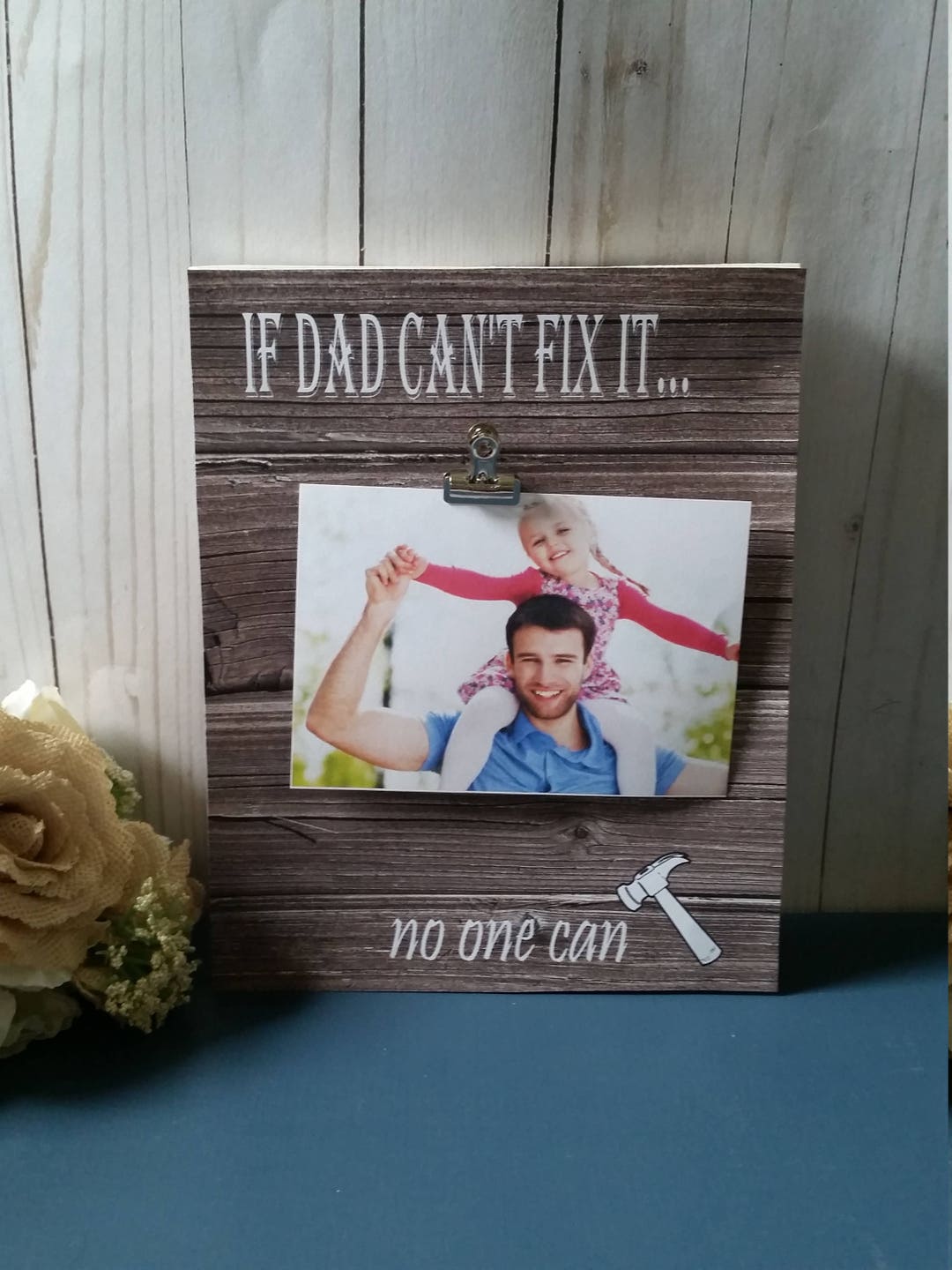 Dad Photo Frame, Daddy Daughter, Handyman Dad Gift, Dad Gift for ...