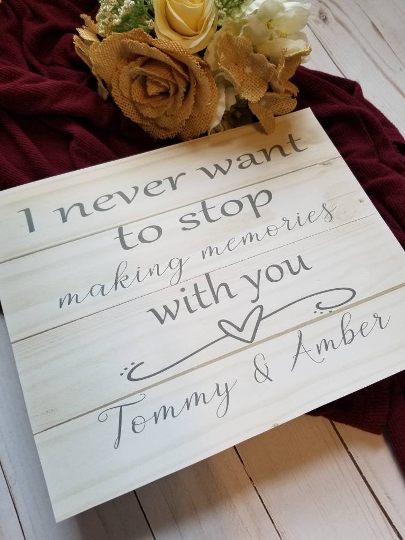 Personalized Wedding Sign Personalized Wedding Gifts for | Etsy