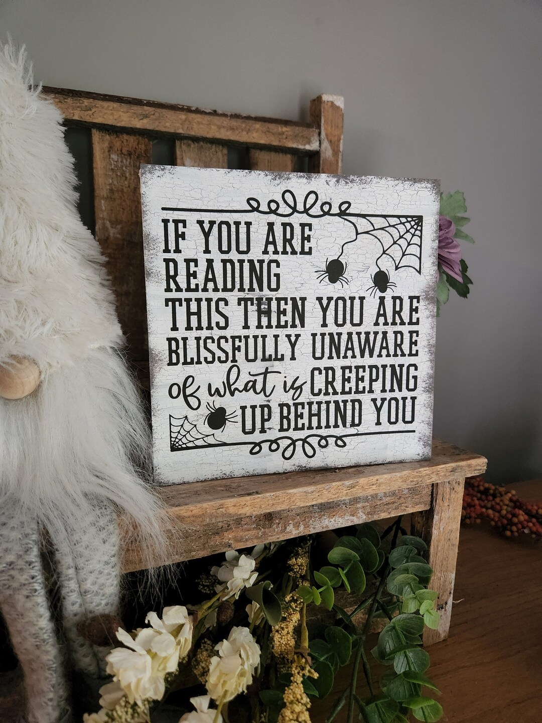 Spooky Halloween Signs, Farmhouse Halloween Signs for Home, Halloween ...