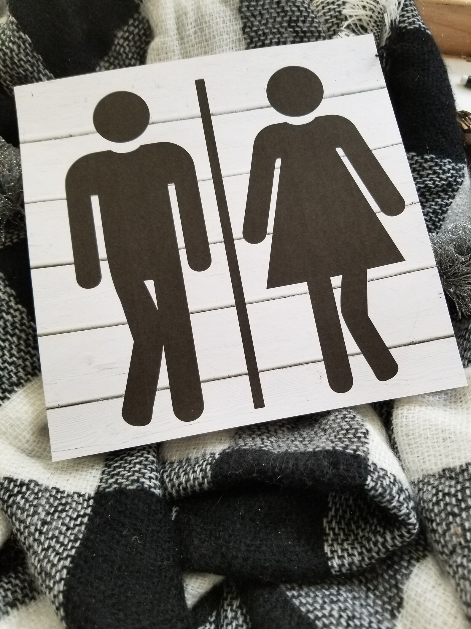 Bathroom people sign Funny bathroom signs boys bathroom | Etsy