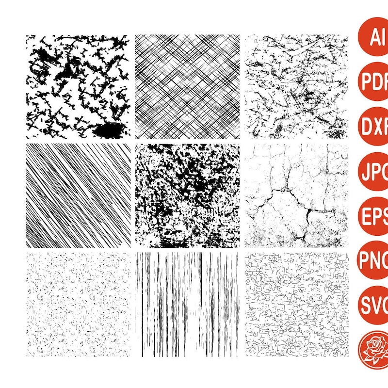 Distressed Svg Overlay - Etsy