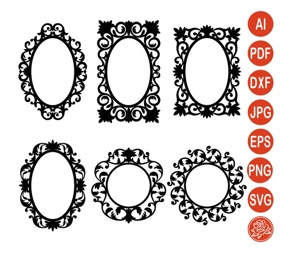 Mirror Frame Clipart Png