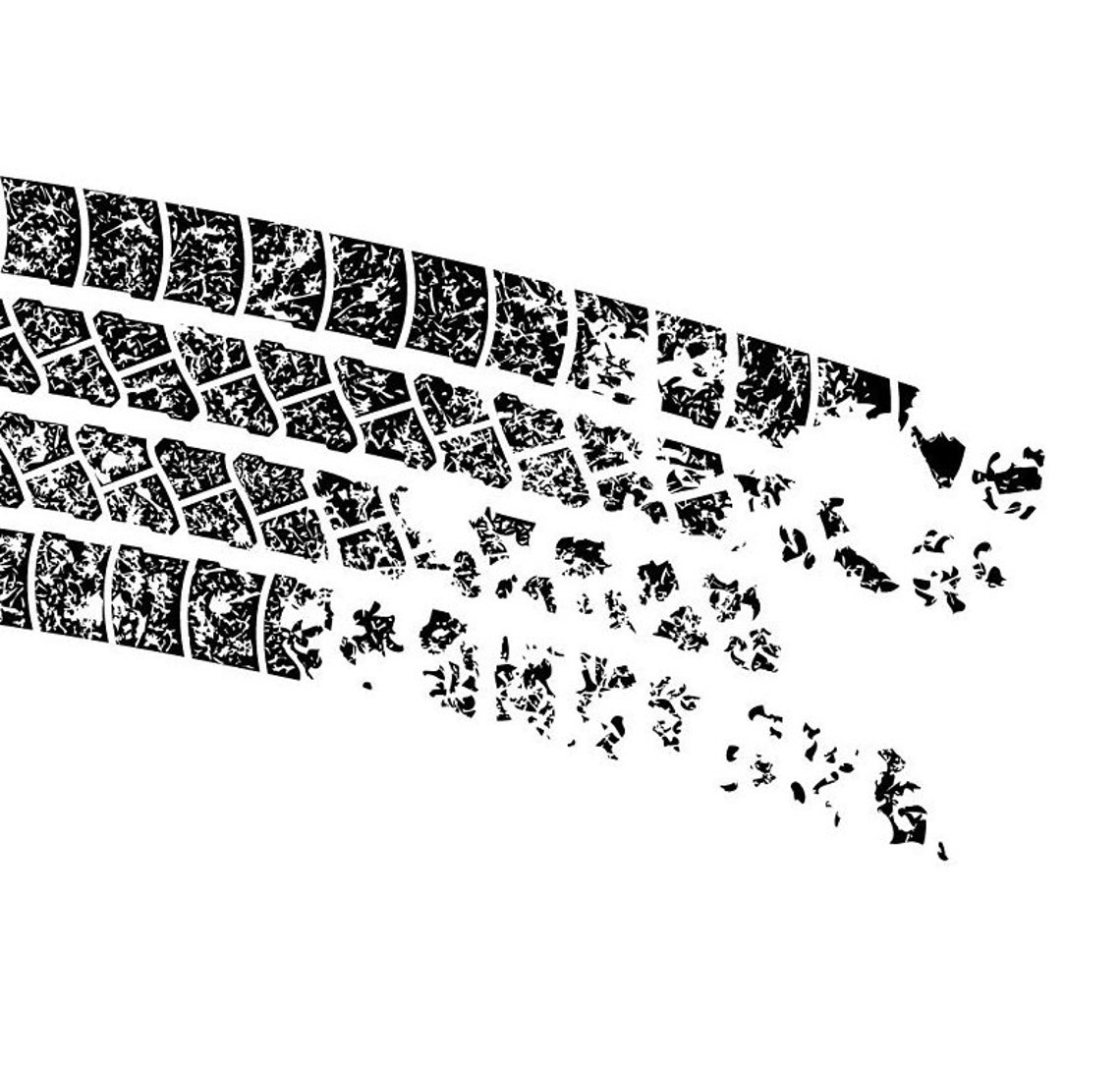 Car Tire File for Print Tire Tracks Wall SVG Track From Car - Etsy