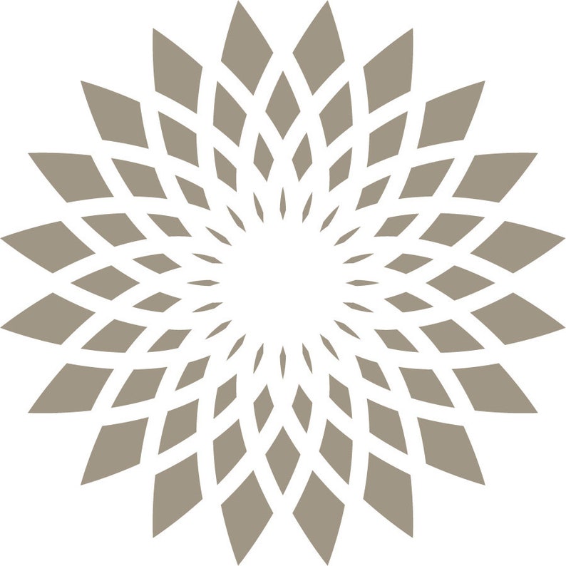 Split Sunflower SVG File Sunflower Cut File for Cricut | Etsy