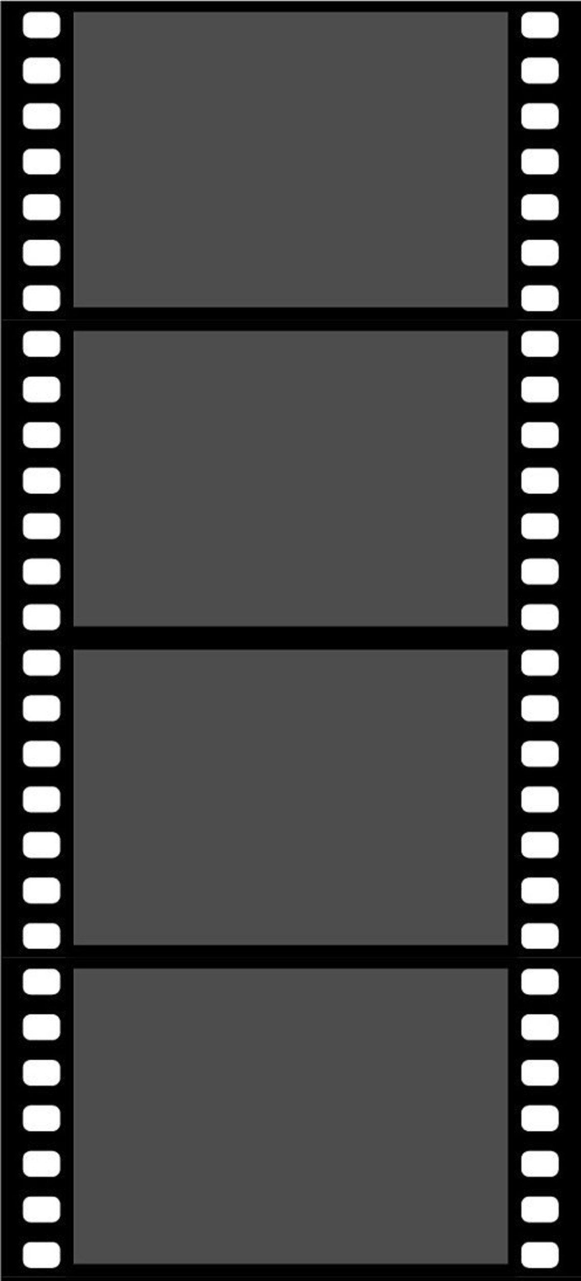 Film Frame Border Cut File SVG Design Element Filmstrip Photo | Etsy