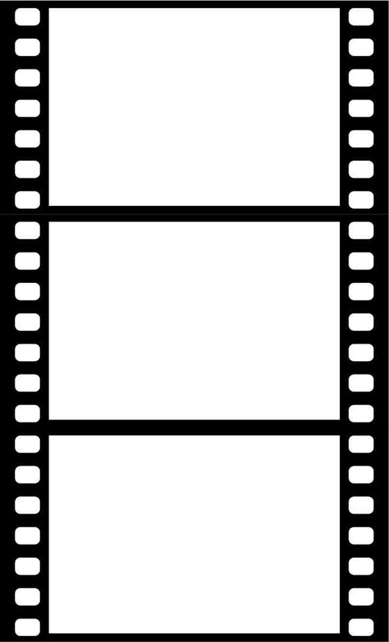 Film Frame Border Cut File SVG Design Element Filmstrip Photo | Etsy