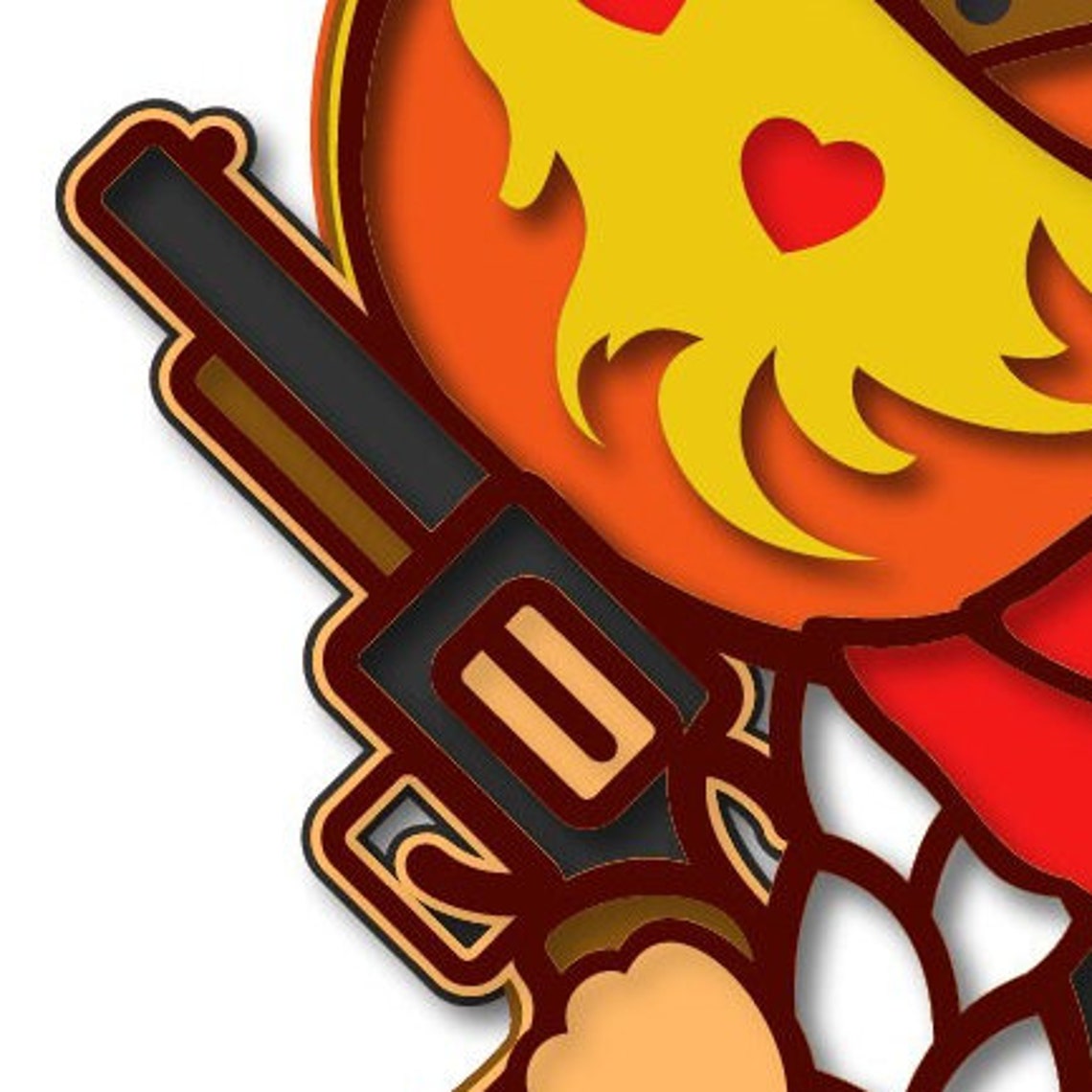 A Pair of Layered Dwarf Cowboys SVG - Etsy