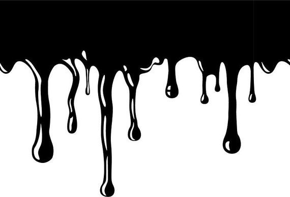 Dripping Paint Border