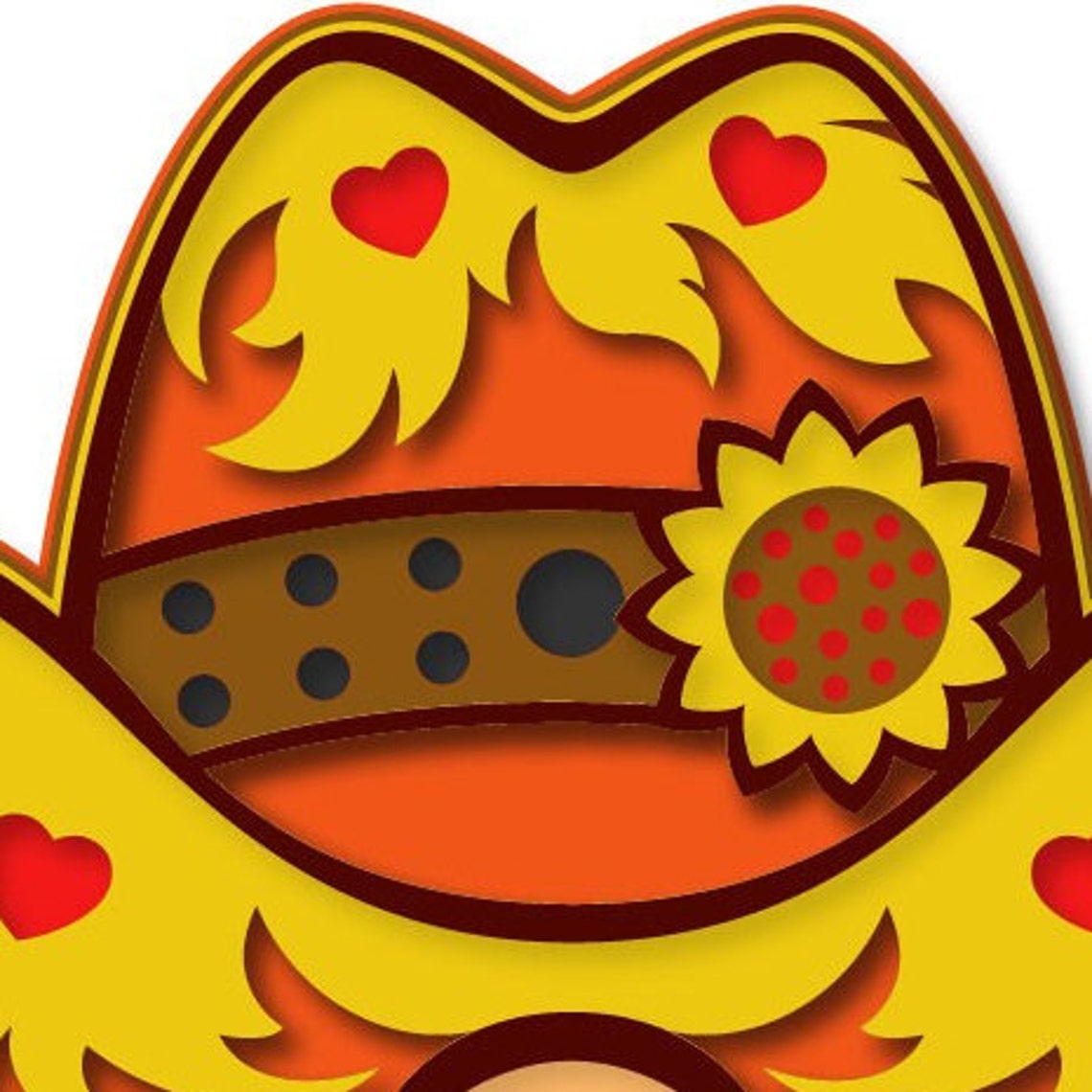 A Pair of Layered Dwarf Cowboys SVG - Etsy