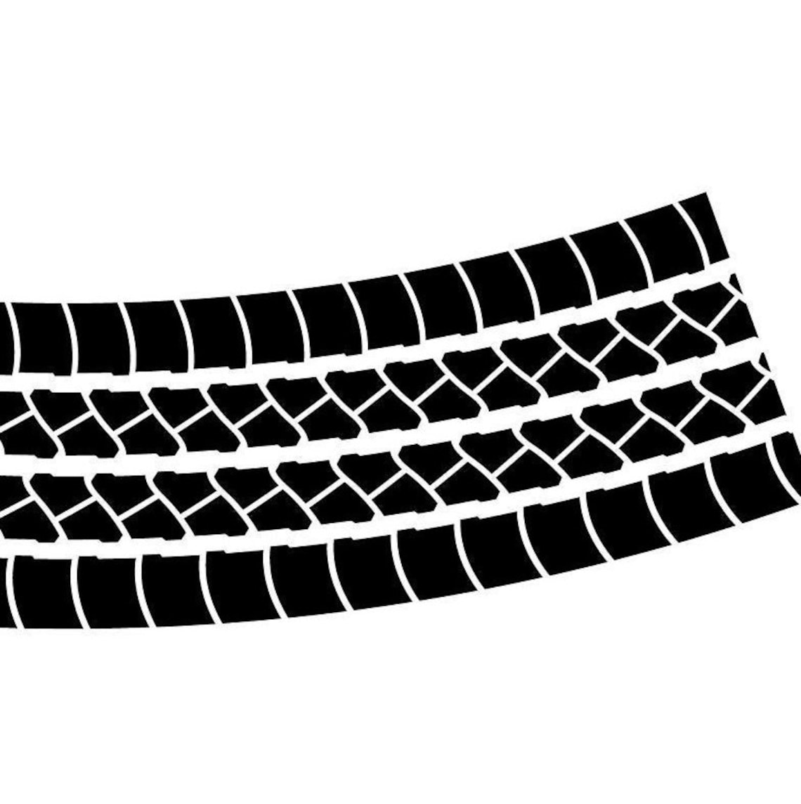Car Tire File for Print Tire Tracks Wall SVG Track From Car - Etsy