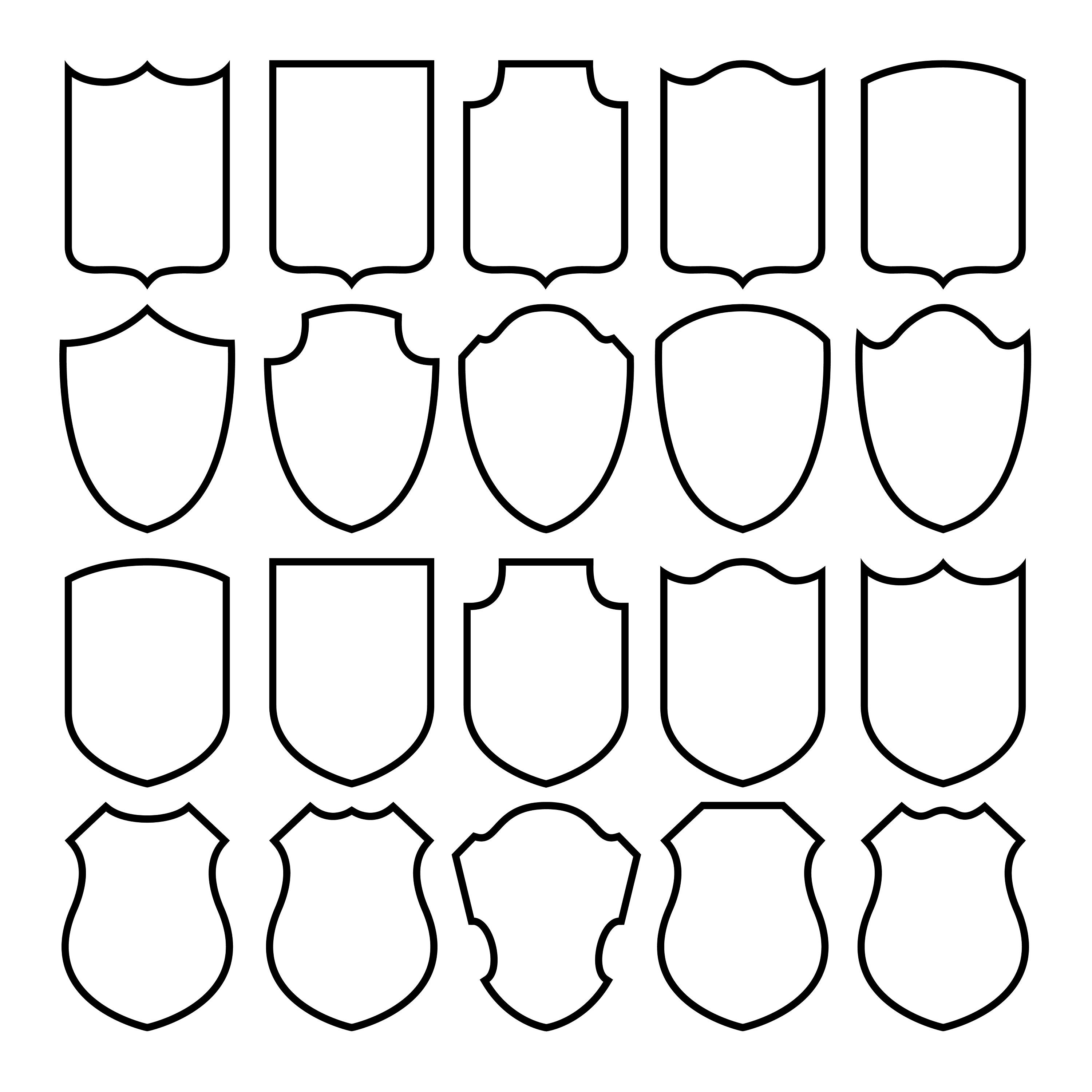 80 Archivos de corte digital de escudo SVG Banner de escudo - Etsy México