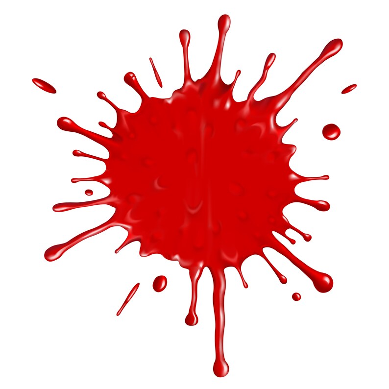 Dripping Blood Red Border and Frames for Decoration PNG Paint - Etsy