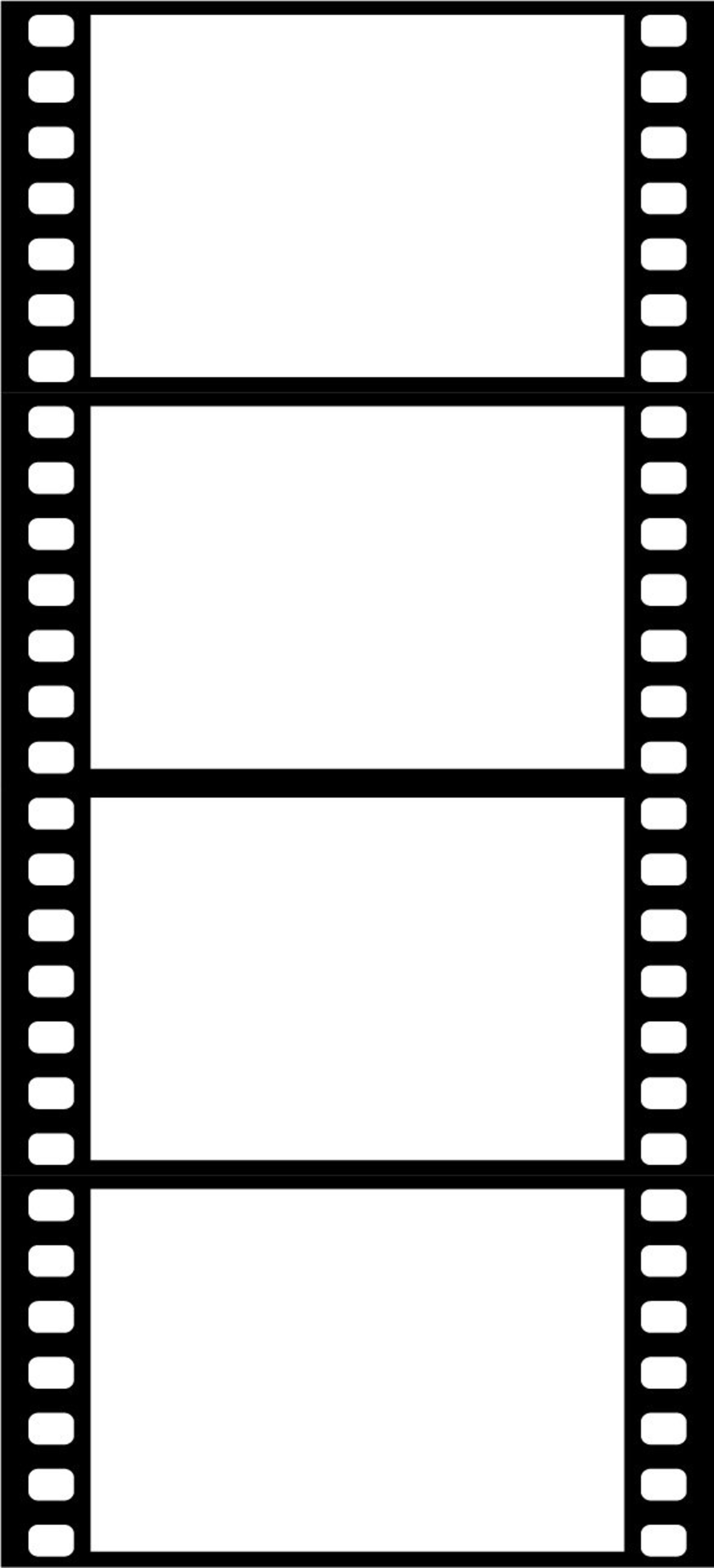 Film Frame Border Cut File SVG Design Element Filmstrip Photo | Etsy