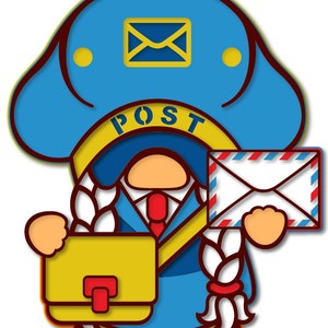Layered Gnome Postwoman Svg for Cricut - Etsy