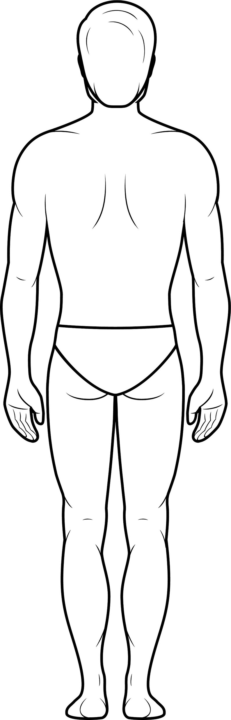 Model Man Vector for Cutting SVG Male Silhouette Outline PNG - Etsy