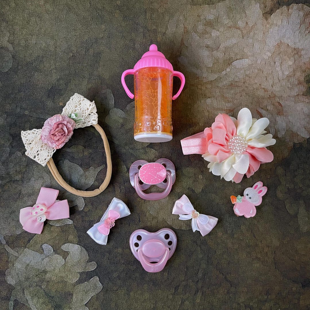 Reborn Doll Pacifier Magic Milk Bottle Set for Doll or Reborn Doll ...