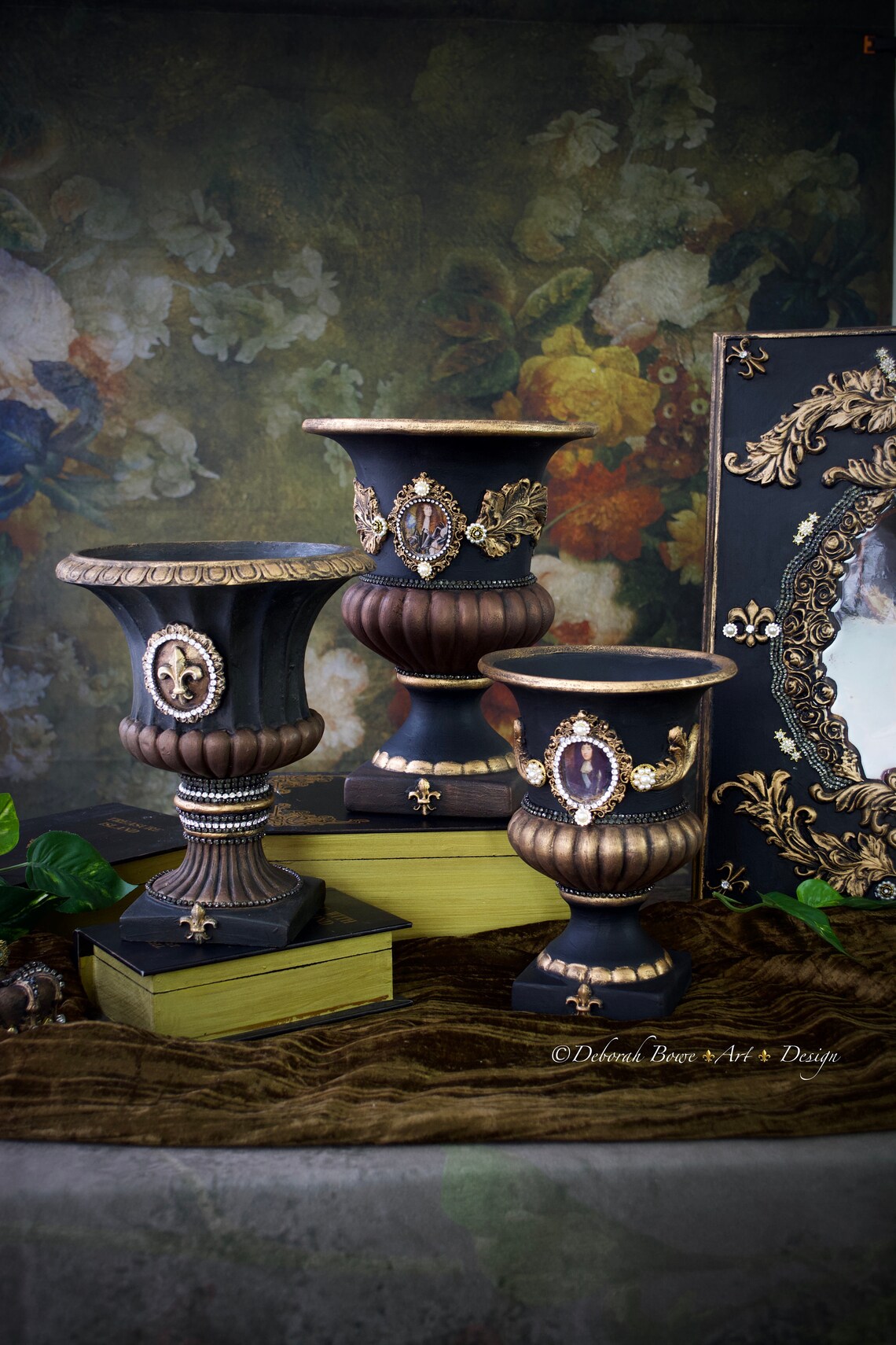 Versailles Decor Louis XIV Handmade Decorative Jeweled Urns - Etsy
