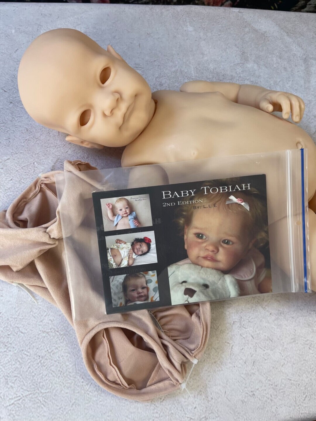 Authentic Baby Tobiah by Laura Lee Eagles Reborn Blank Doll Kit 2nd ...