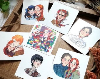 Anne of Green Gables Watercolor Clipart Set Beloved - Etsy