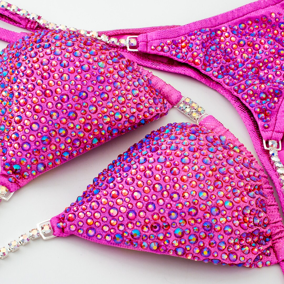 Hot Pink Npc Competition Bikini Made to Order Size & Cut Are Confirmed ...