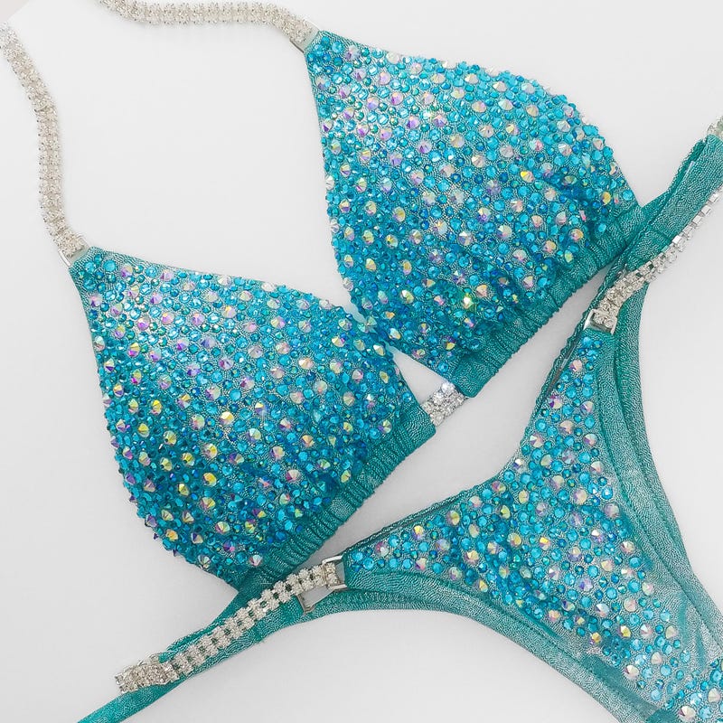 Rhinestone Bikini - Etsy