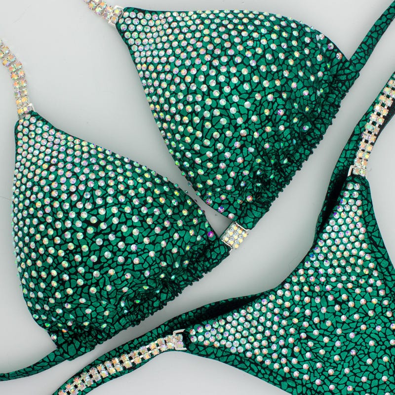 Rhinestone Bikini - Etsy