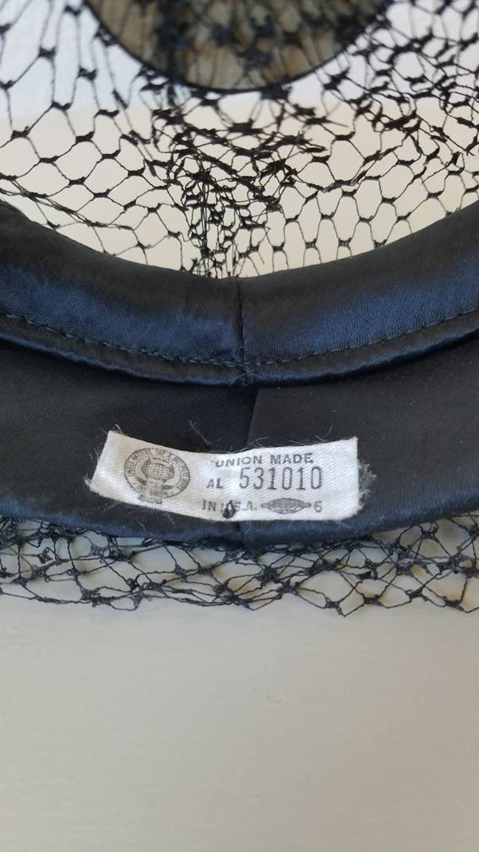 1950s Black Satin Fascinator Hat With Black Sequins and Black - Etsy