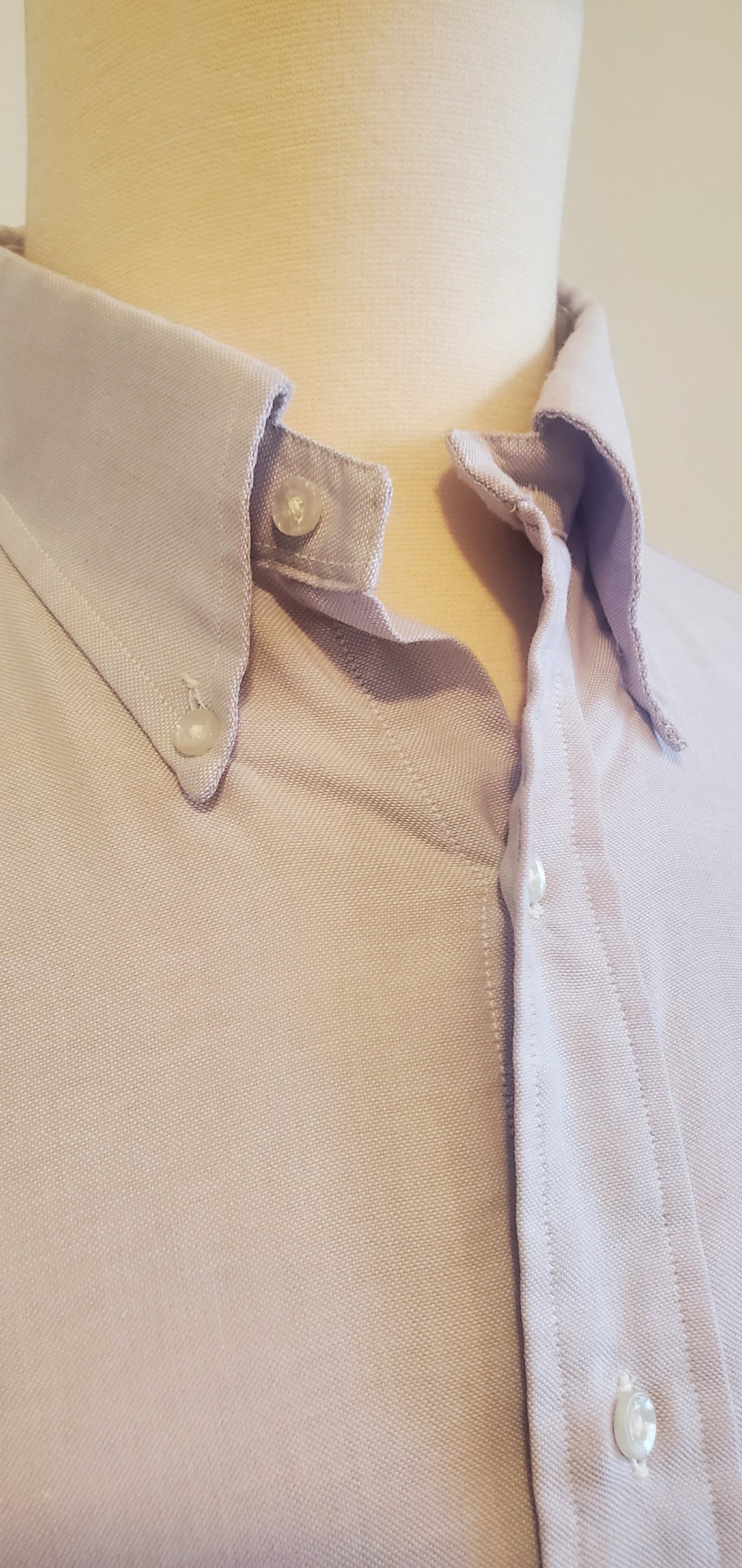 1960s Sero Shirtmakers Light Purple Men's Short Sleeve Dress Shirt - Etsy