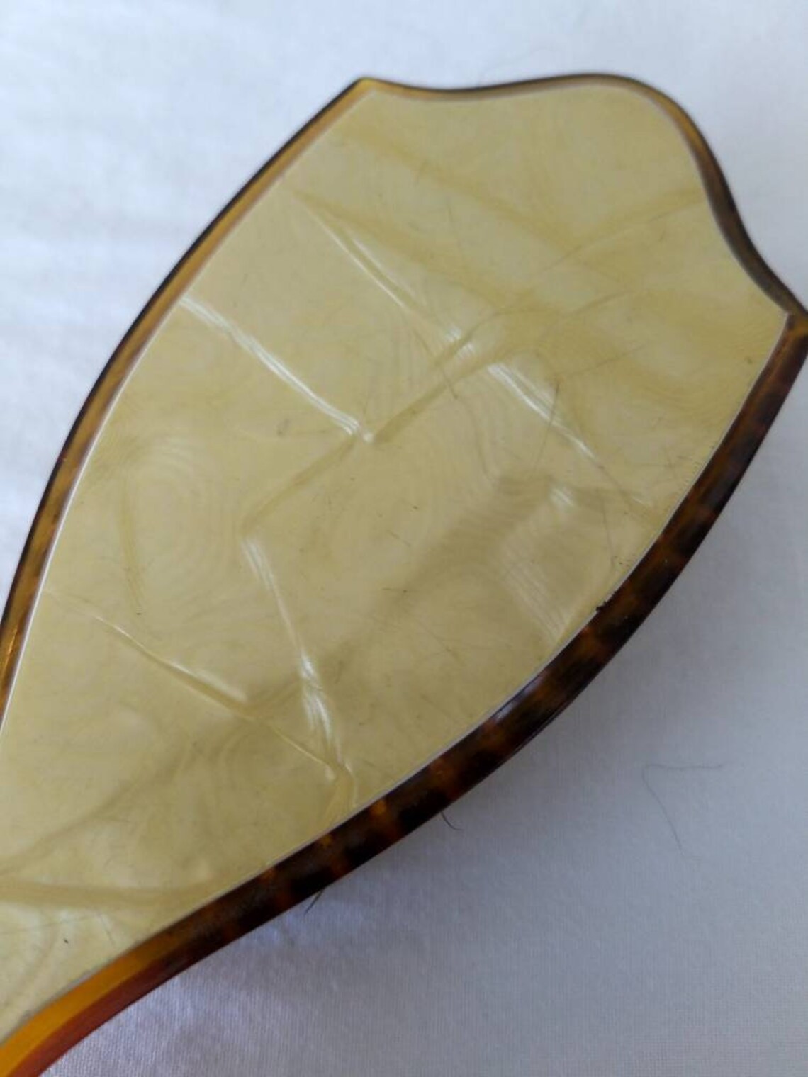 1950s Yellow and Amber Lucite / Celluloid Brush - Etsy