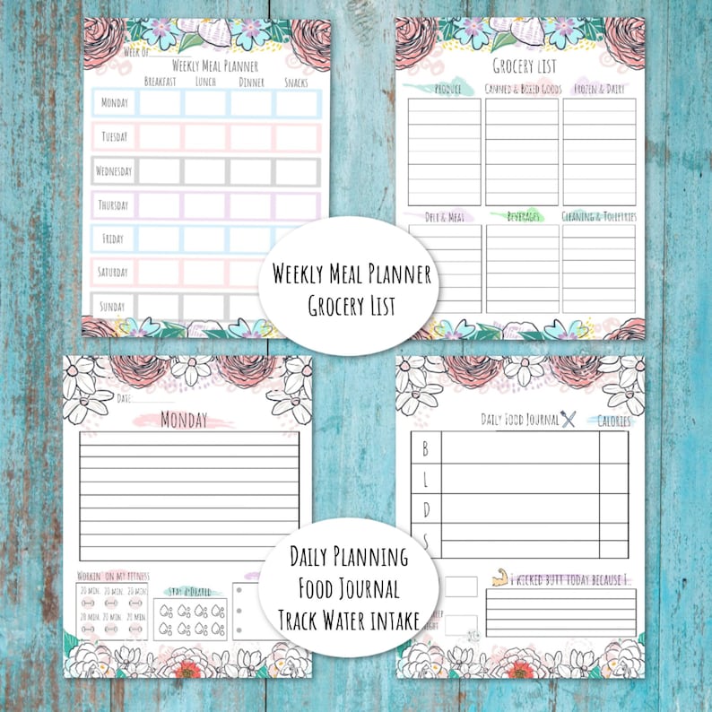 Organized Chaos Printable Planner Bundle - 25 Pages - Etsy
