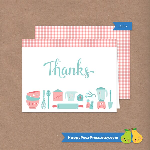 Chef Thank You Note - Etsy