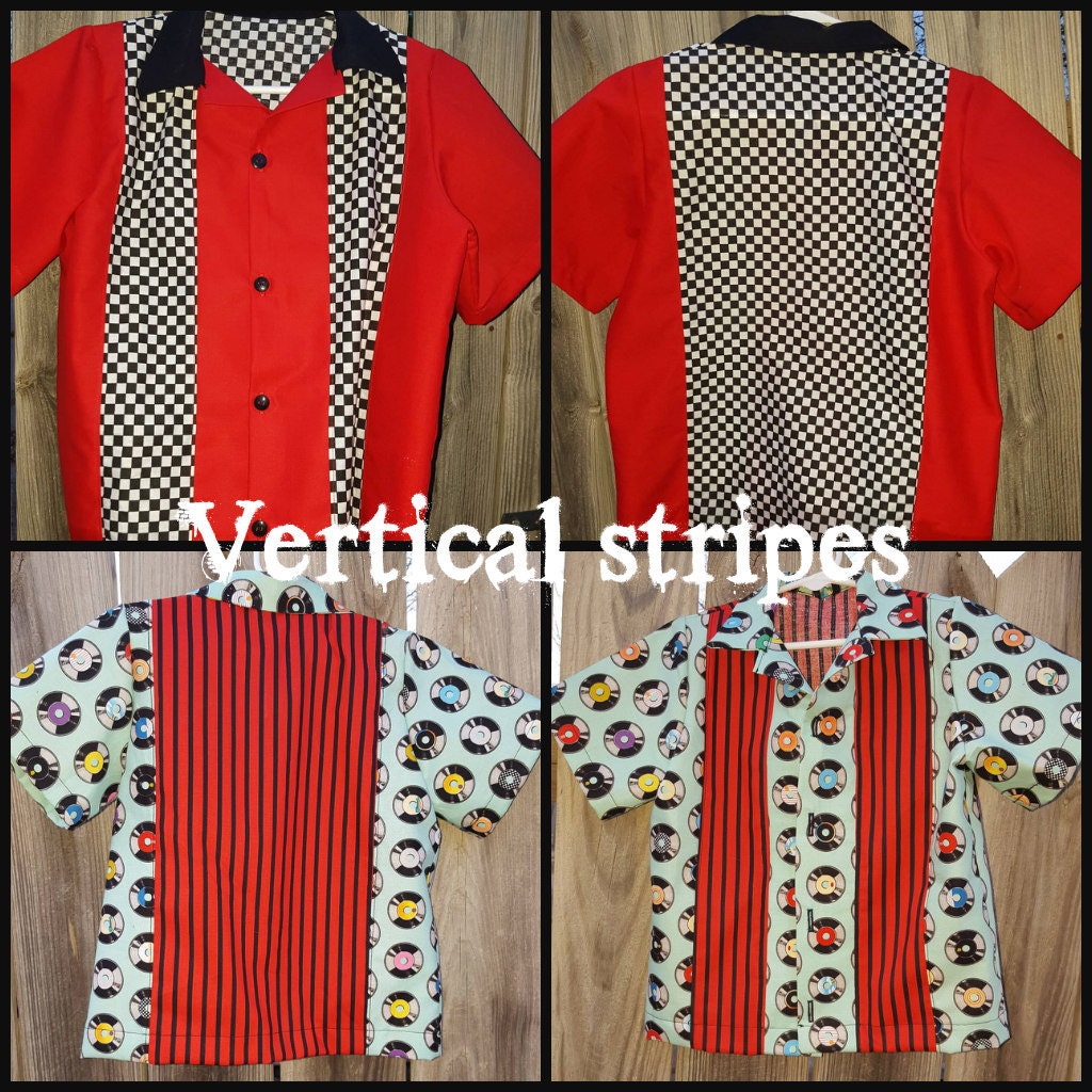 Personalized Kids Bowling Shirt, Retro Hawaiian Style, Photo Prop, Size ...