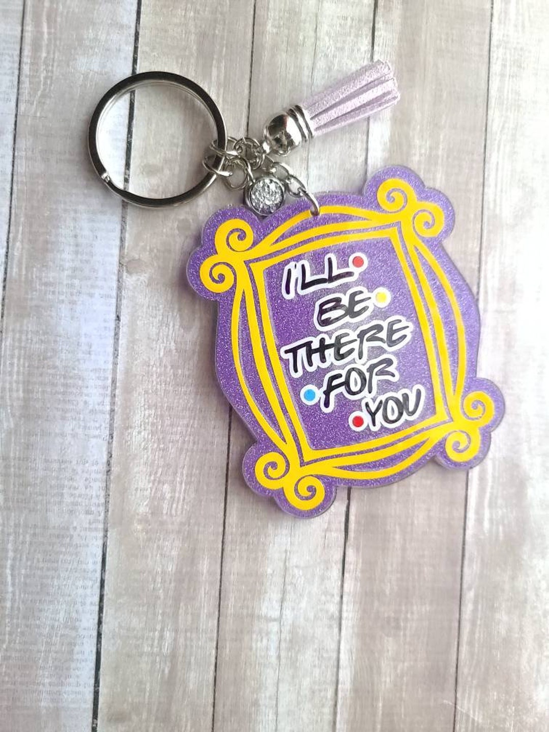Friends TV Show Inspired Keychain • Friends Keychain • Friends Tvshow ...
