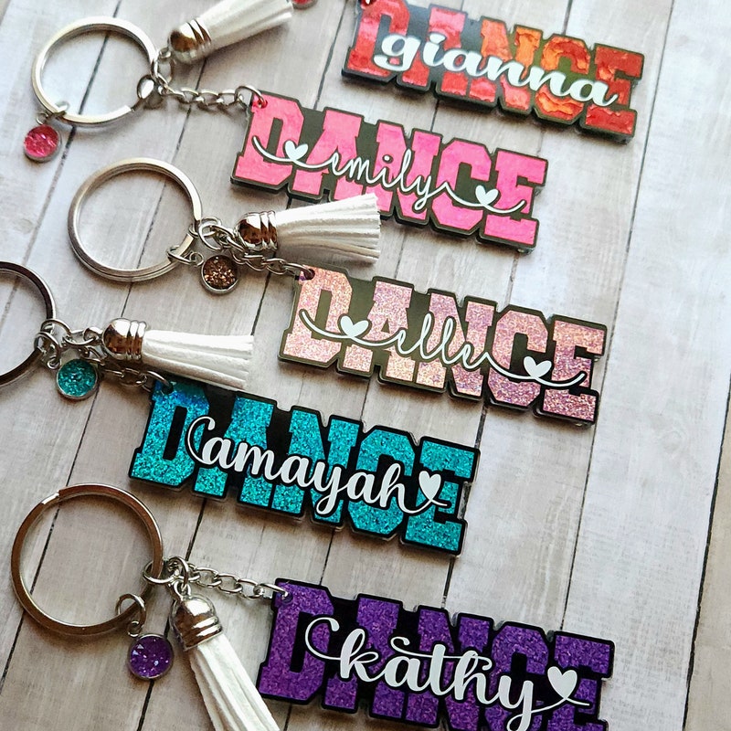 Dance Key Tag - Etsy