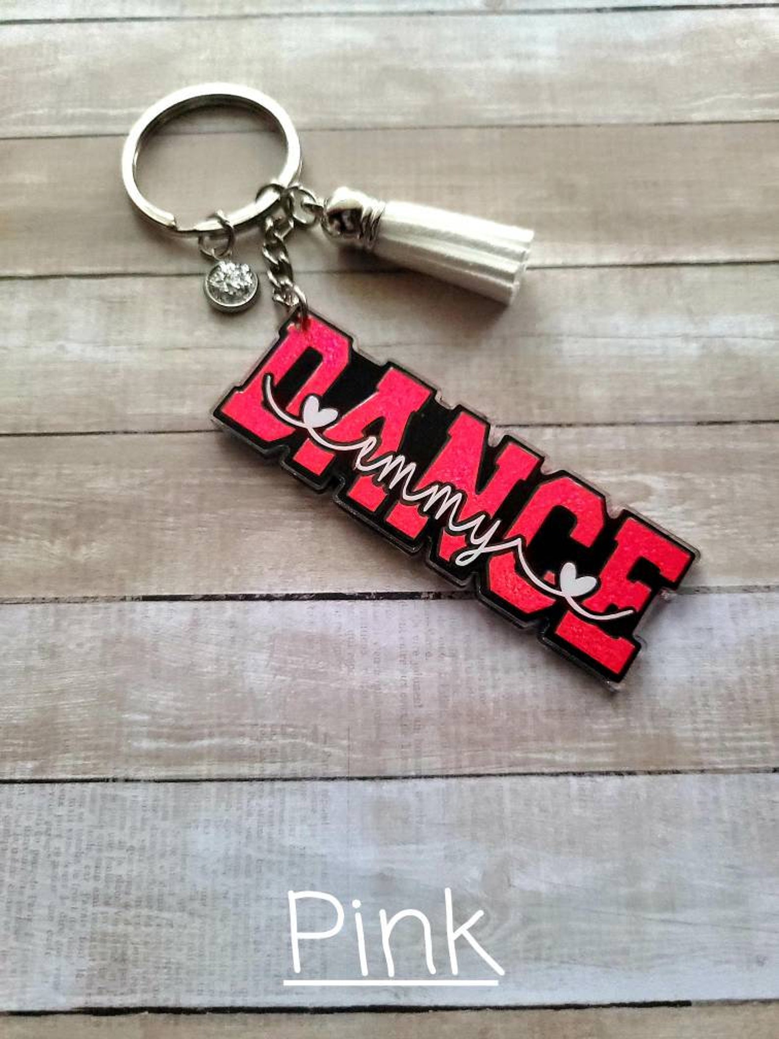 Personalized Dance Keychain Dancer Keychain Dance Gift - Etsy