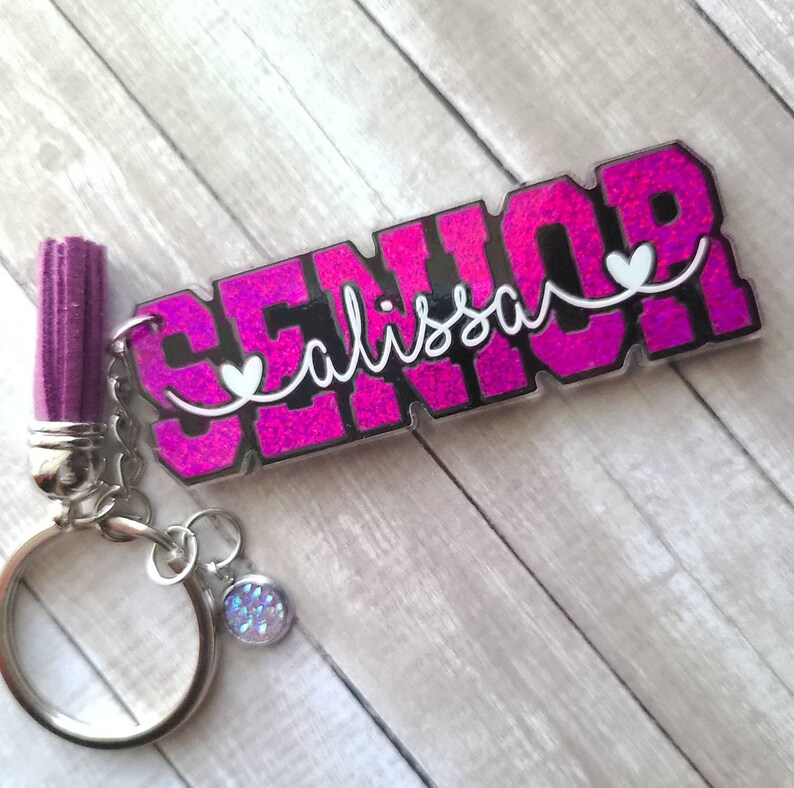Personalized Senior Keychain Senior Keychain Senior Gift - Etsy