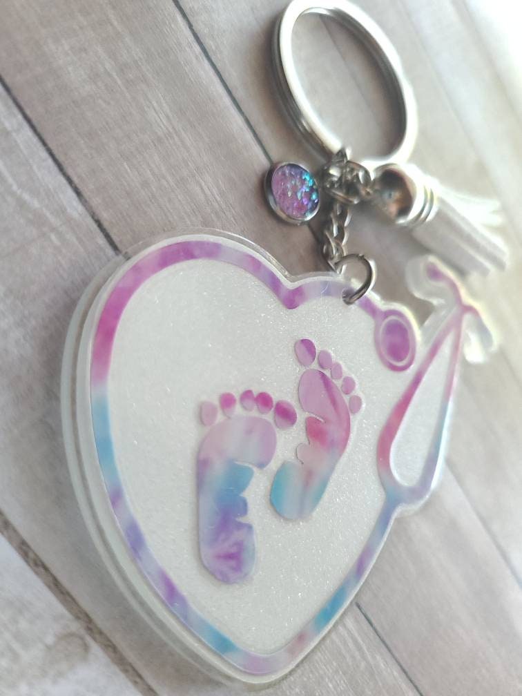 Stethoscope keychain / Nursing Keychain / Nurse Gift / Doctor | Etsy