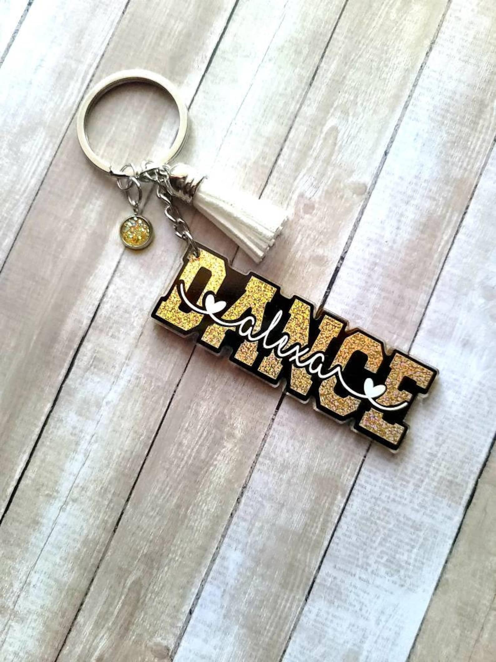 Personalized Dance Keychain Dancer Keychain Dance Gift | Etsy