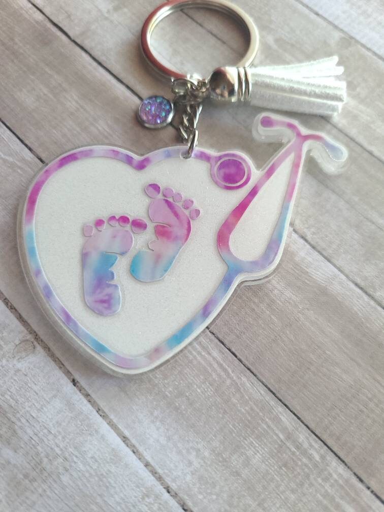 Stethoscope keychain / Nursing Keychain / Nurse Gift / Doctor | Etsy