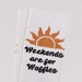 Weekends Are for Waffles Breakfast Brunch Socks, Funny Socks, Cool ...