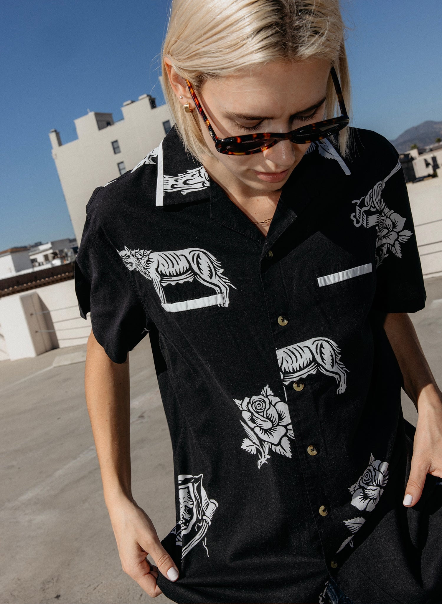 Pasta La Vista Button-up Top - Etsy