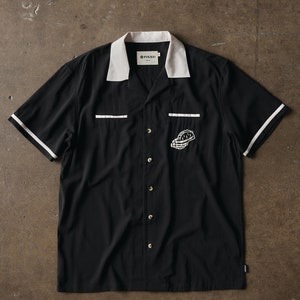 Tacos & Beer Button-up Shirt With Chainstitch Embroidery | Desert ...