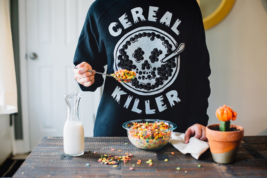 Cereal Killer Crewneck Sweatshirt | Comfy Sweatshirts With Sayings ...