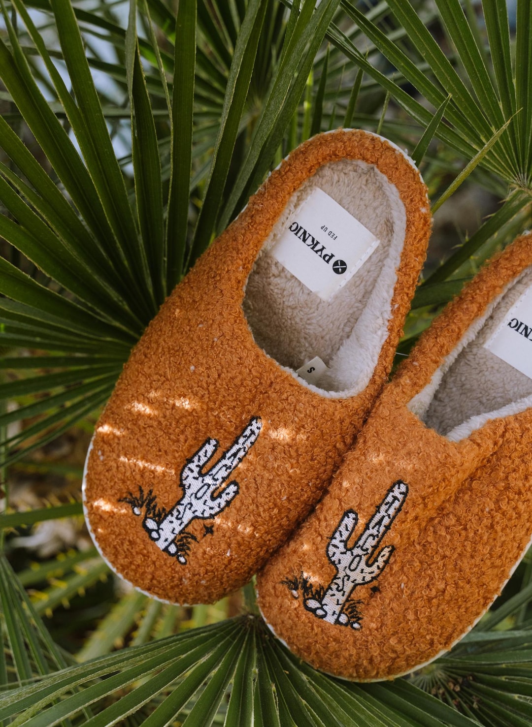 Cactus Tacos Slippers, Comfy Fleece Slippers, Taco Lover, Desert Art ...
