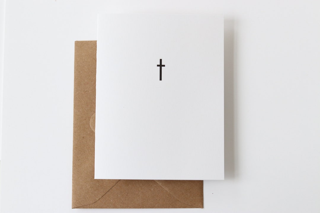 Simple Cross Cards 10 Cross Cards for Confirmation - Etsy