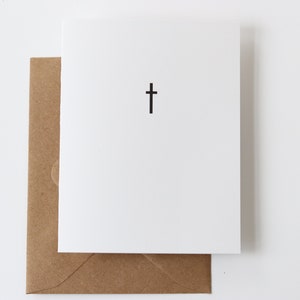 Simple Cross Cards 10 Cross Cards for Confirmation - Etsy