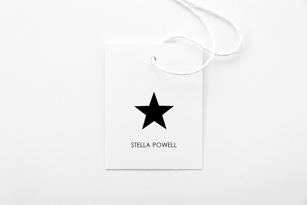 18 Personalized Star Tags | USA Star Tags | Star Gift Tags for Birthday ...