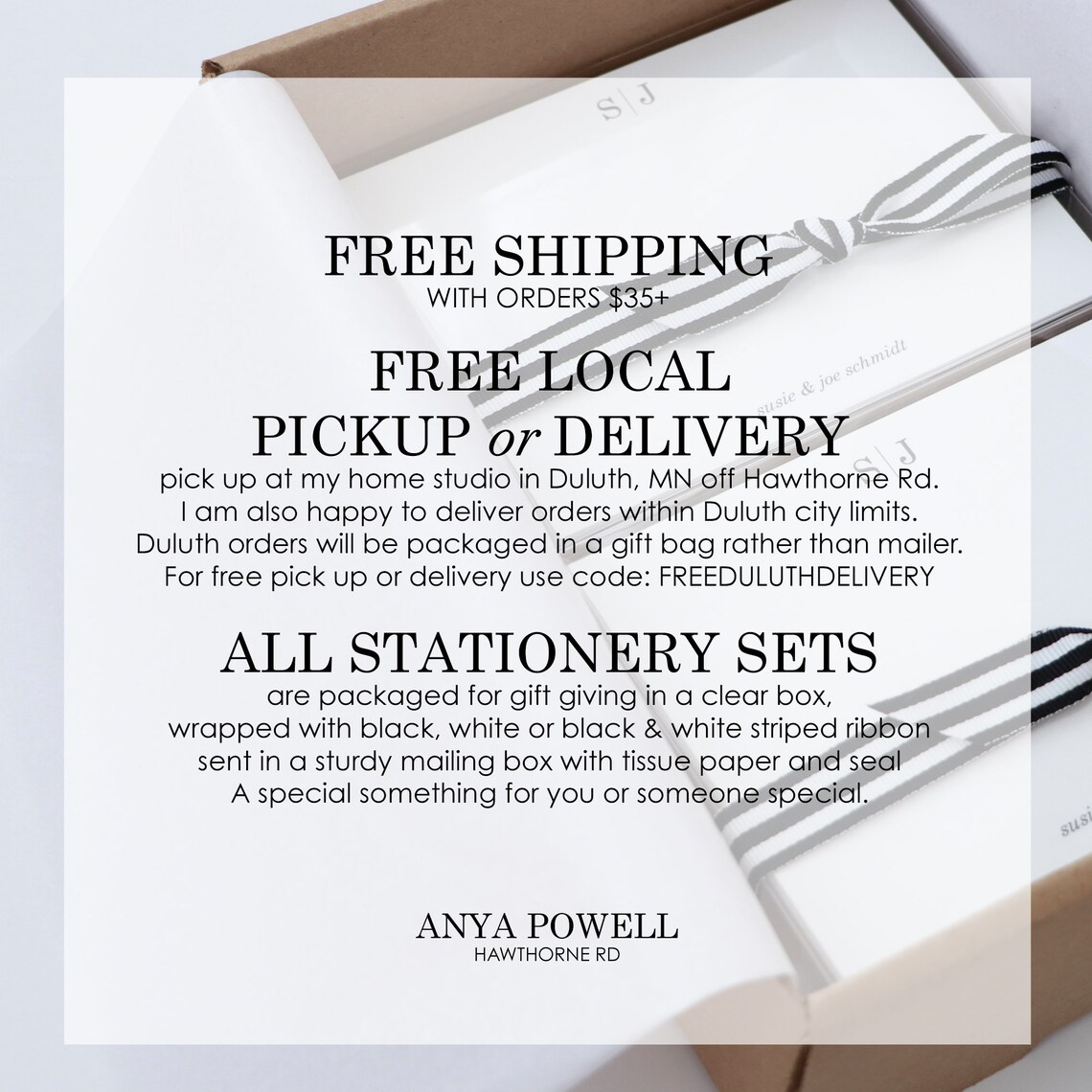 Personalized Grateful Script Note Card Stationery Set | 12 Custom ...